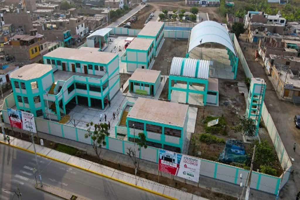 Inauguran reconstrucción de colegio en el distrito de Mala