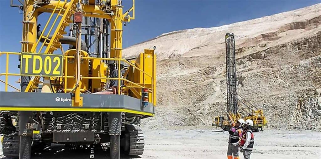 Epiroc colabora en la construcción de una nueva mina en Perú