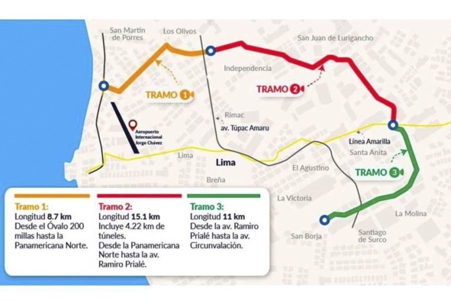 Anillo Vial Periférico: conoce los 12 distritos de Lima y Callao por ...